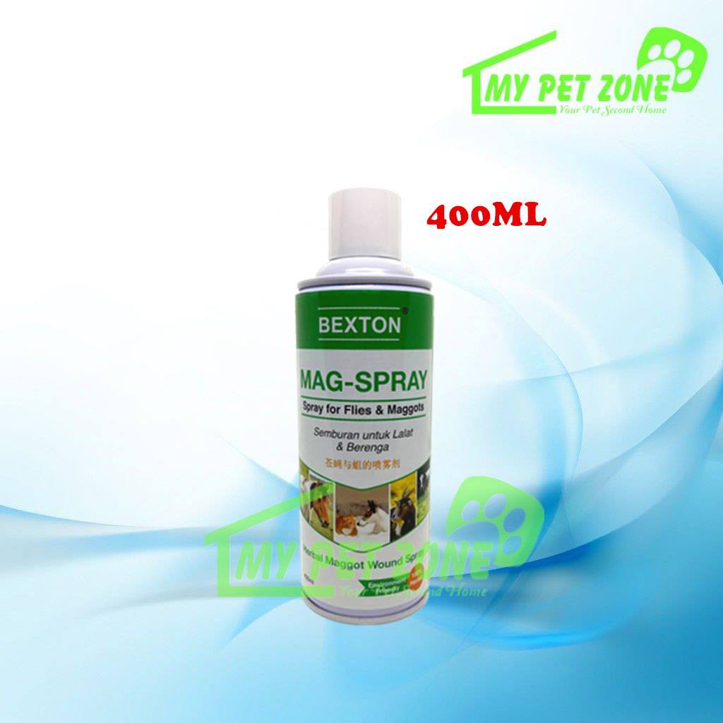 Bexton Mag-Spray for Flies & Maggots / Herbal Maggot Wound Spray 400ML ...