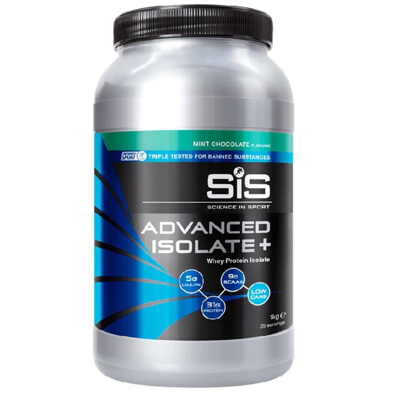 British SiS Brand Advanced Isolate Whey Protein Powder 1kg Mint ...
