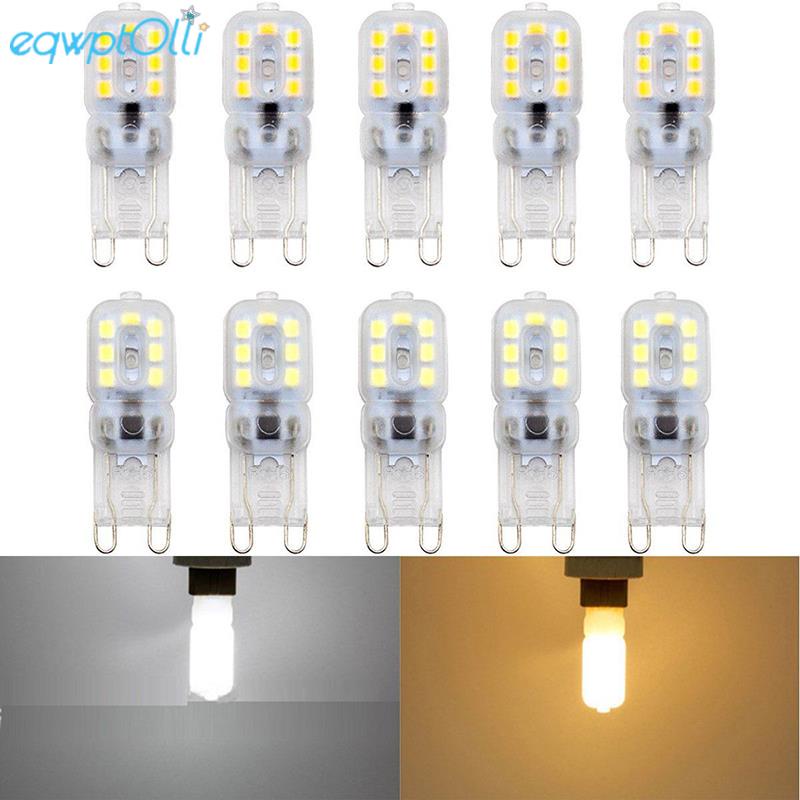 ^'10 X G9 5W LED Dimmable Capsule Bulb Replace Light Lamps AC220-240V ...