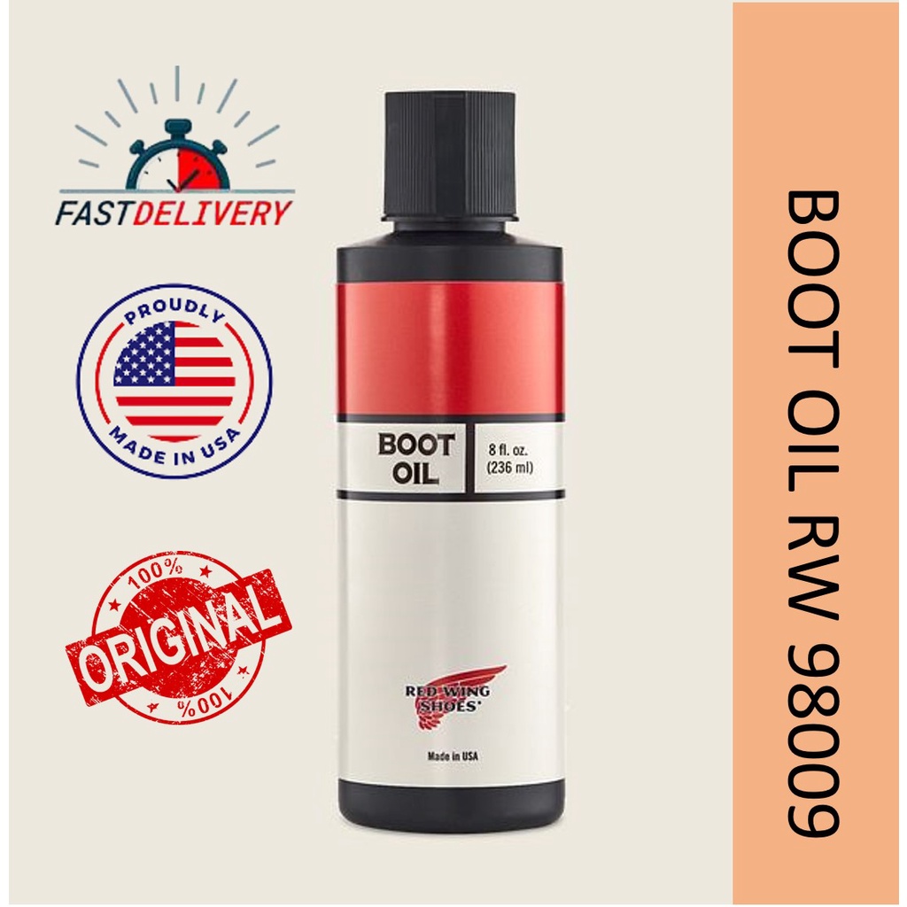 Red Wing 98009 Boot Oil 8FL OZ (MADE IN USA) | Shopee Malaysia