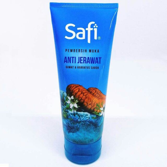 SAFI PEMBERSIH MUKA DENGAN HABBATUS SAUDA STRAWBERI & LEMON/MENTIMUN ...