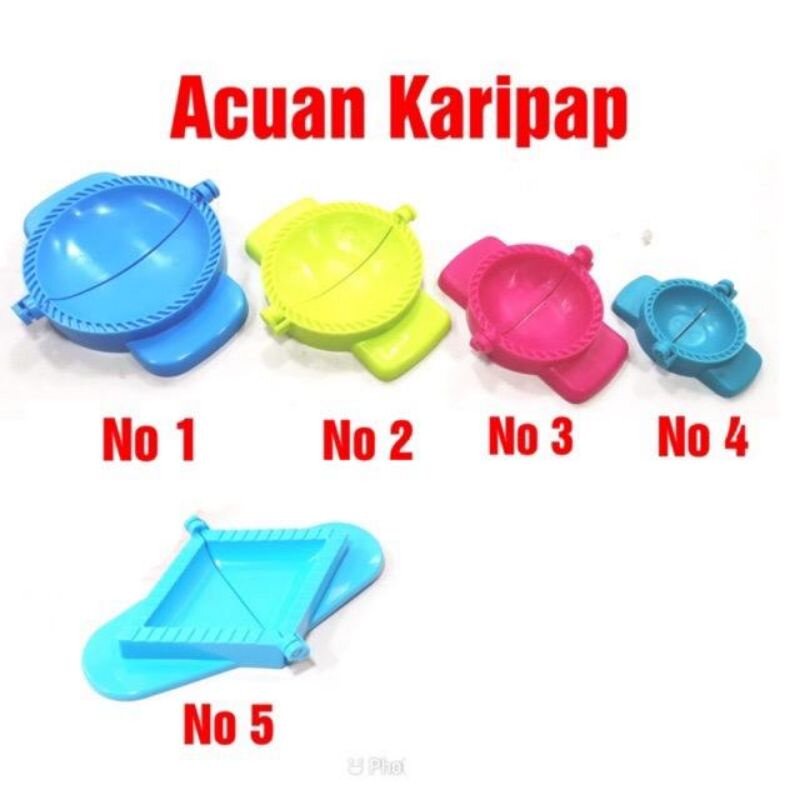 Plastic Acuan Karipap / Karipap mould Curry Pap No 1 / No 2 / No 3 / No ...