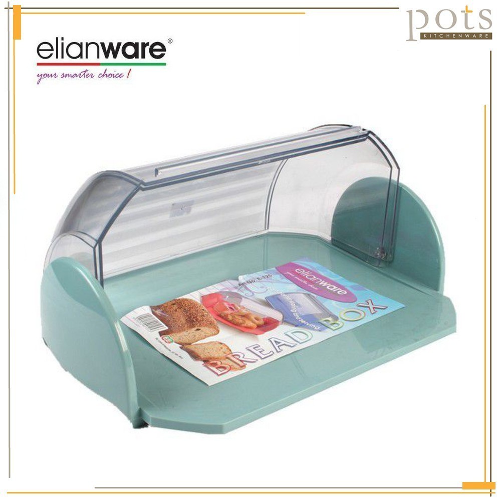 Elianware BPA FREE Plastic Bread Box Cakes Container with Cover - E125 ...
