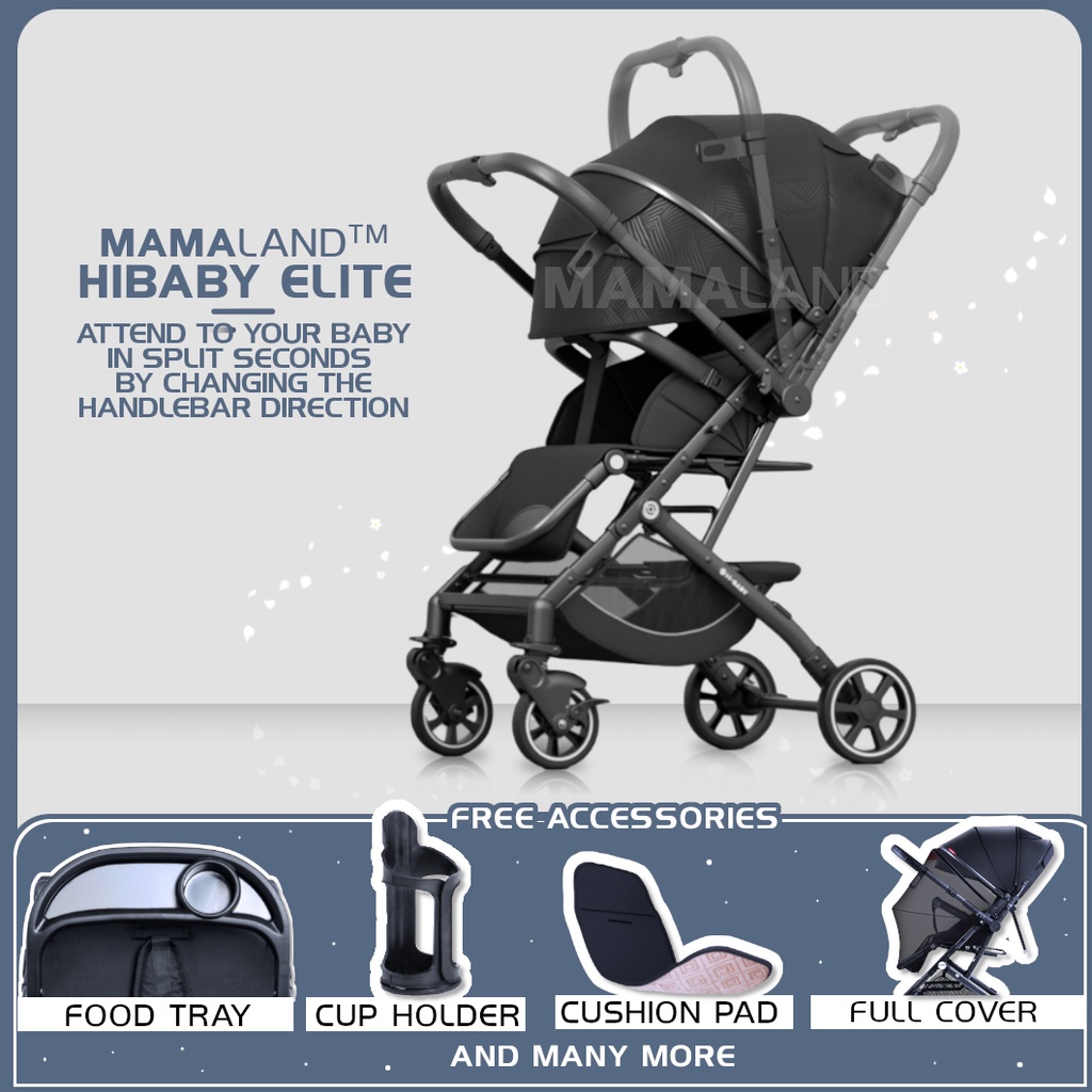 Mamaland Hibaby Elite Two Way Facing Parent Facing Travel Compact Fold ...
