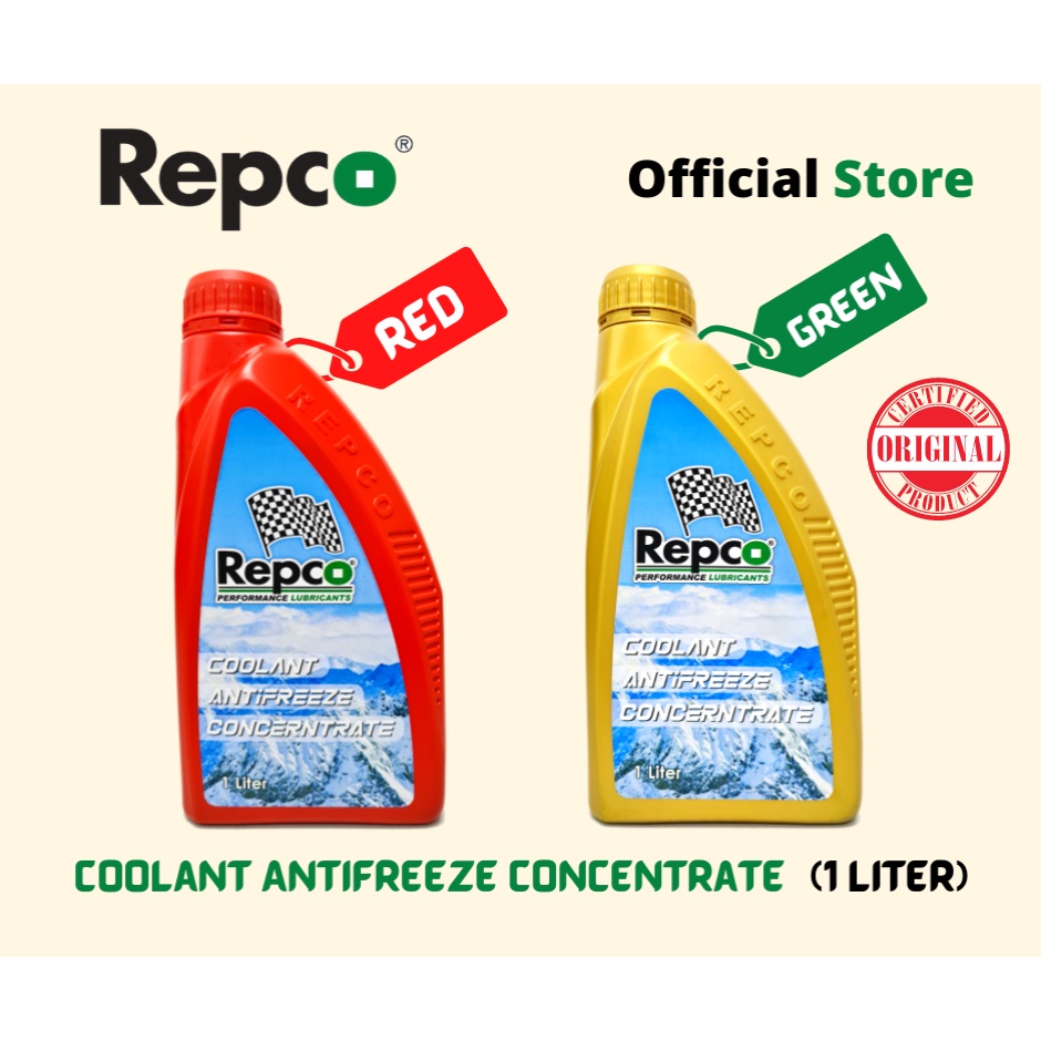 Repco® AntiFreeze & Radiator Coolant (Concentrate) - Red/Gold (1L ...