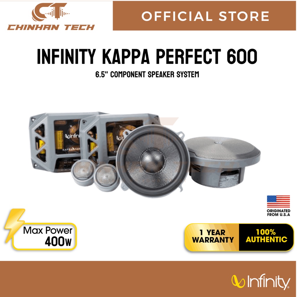 Infinity Kappa Perfect 600 Kappa Perfect Series 6-1/2" component ...