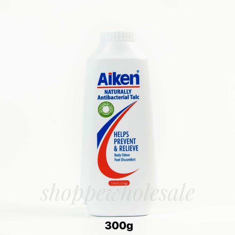 AIKEN Antibacterial Medicated Talkum Powder 75g / 150g / 300g | Shopee ...