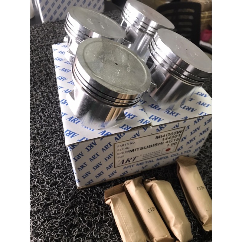 PROTON WIRA 4G15🔥ART🇯🇵PISTON 4PC Saiz 75.5mm/76mm/76.5mm ART | Shopee ...