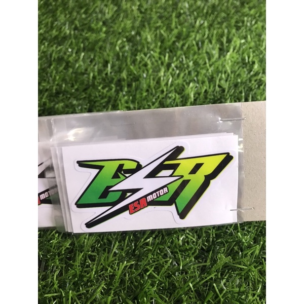 🔥🔥 ESR MOTOR STICKER MOTOR HELMET DEKORASI E s r racing team | Shopee ...