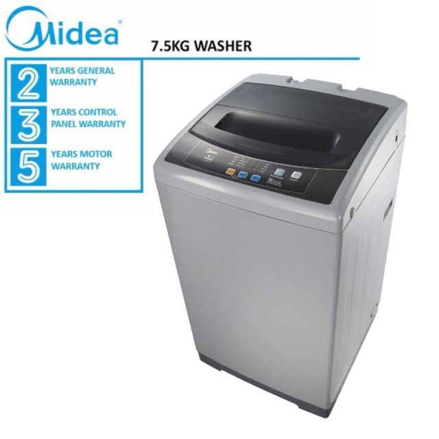 Midea MA100W75 Auto Washing Machine Auto Washer Mesin Basuh MA-100W75 7 ...