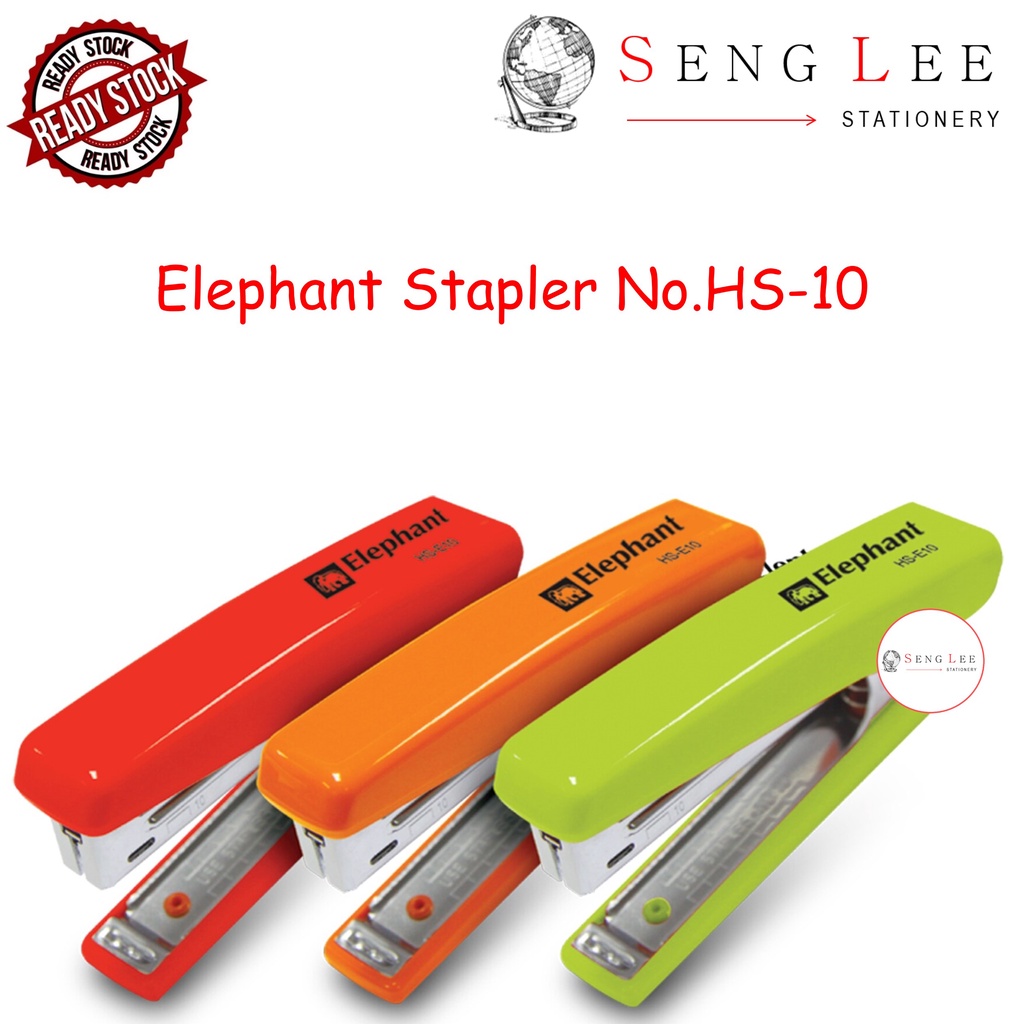 Elephant Stapler No.HS-10 Neon | Shopee Malaysia