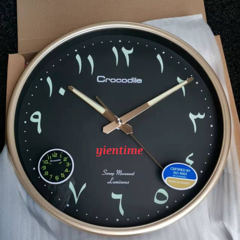 ‼️READY STOCK‼️100% ORIGINAL CROCODILE CW555 TULISAN JAWI WALL CLOCK ...
