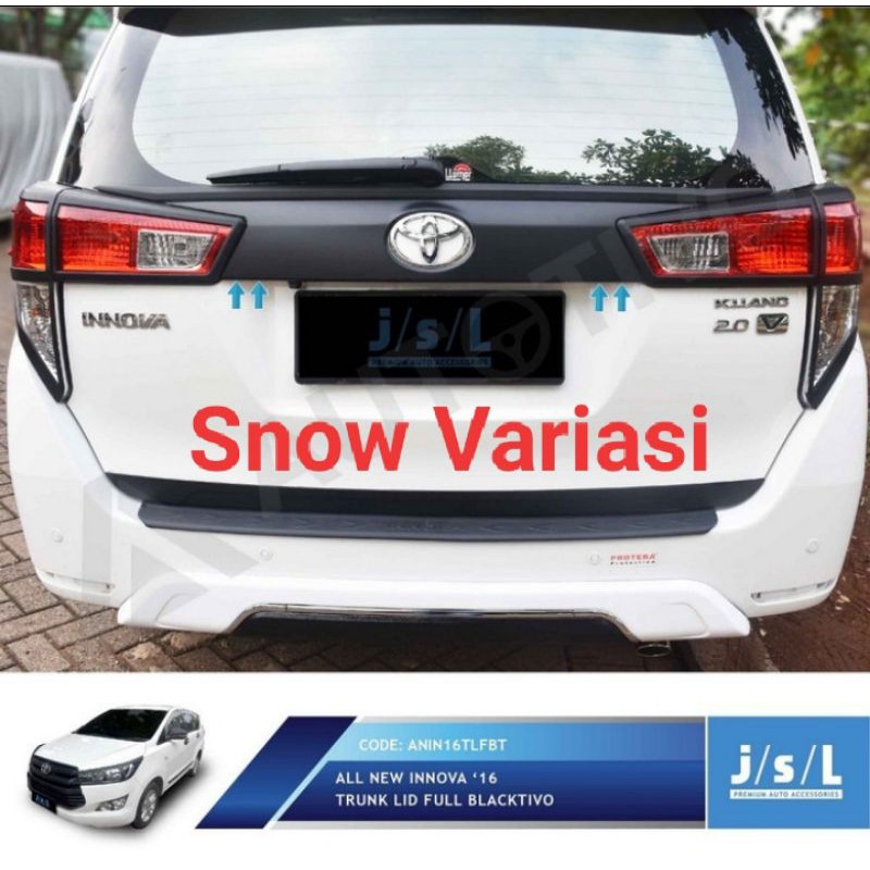 Innova Reborn Rear trunk Lis black doff trunk Lis JSL | Shopee Malaysia
