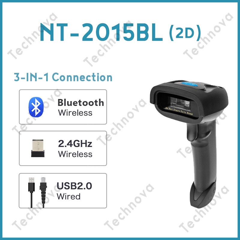 NETUM Wireless Barcode Scanner 1D 2D QRcode Scanner POS Reader ...