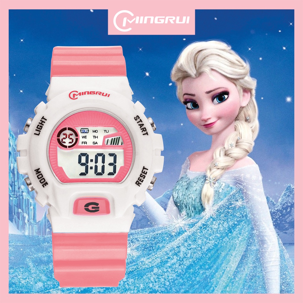 Quality School Digital Watch Anti Air Alarm Children Girl Watch Jam ...