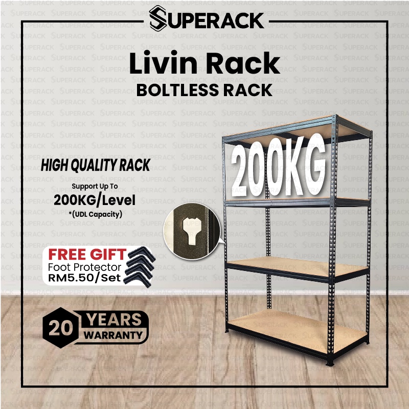 [FREE SHIPPING] SUPERACK Livin Rack Shelf Rack Boltless Rack Storage ...