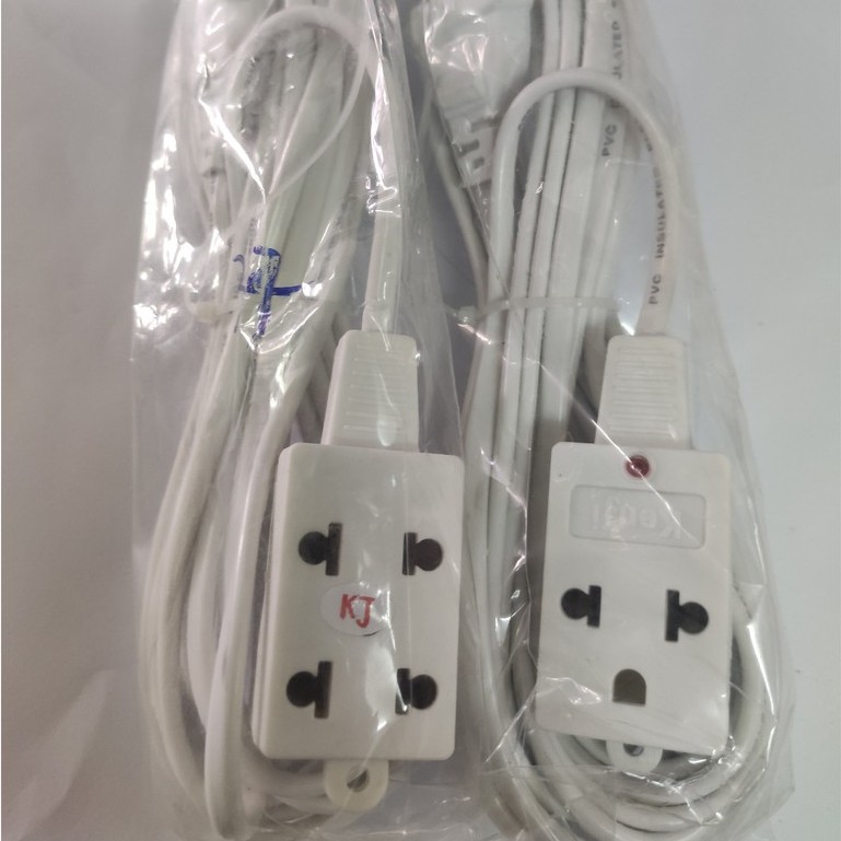 Portable socket 5m 3m long, 1 side is 2 2-prong sockets, the remaining ...