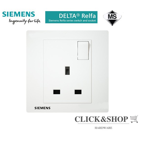 [READY STOCK] SIEMENS 13A 1 GANG SP SWITCHED SOCKET WITH INDICATOR ...