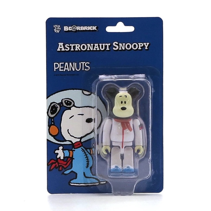 Be@rbrick Astronaut Snoopy Peanuts 100% Bearbrick | Shopee Malaysia