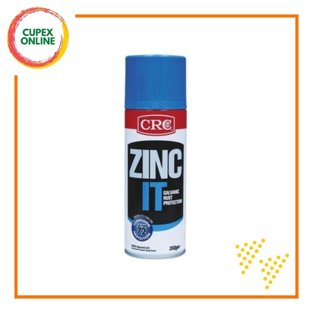 CRC 2085 Zinc-It Galvanize Rust Protection 350gm (cupex) | Shopee Malaysia