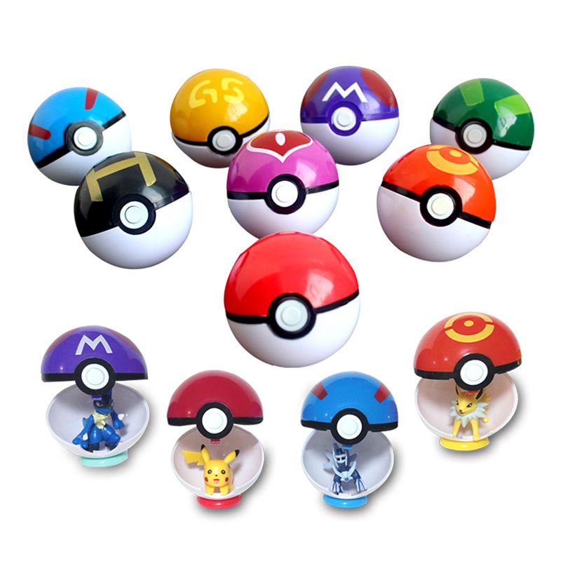 Pokeball Pokemon Timeless 7cm Toy Ball And Pikachu Monster Gift Package ...