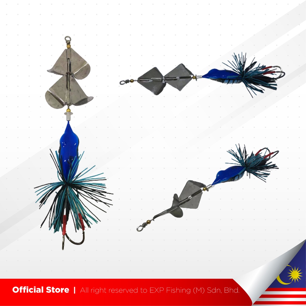 EXP Ulti Twin Slash Bait ULTIMATE Snakehead Fishing Lure for Toman ...