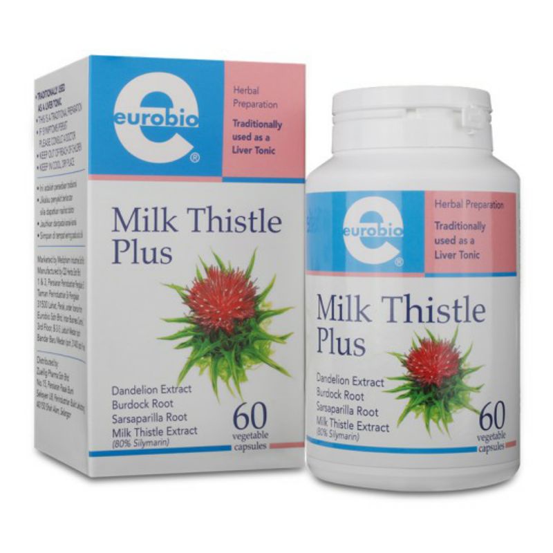 EUROBIO MILK THISTLE • 60 VEGE CAPSULES • LIVER TONIC | Shopee Malaysia