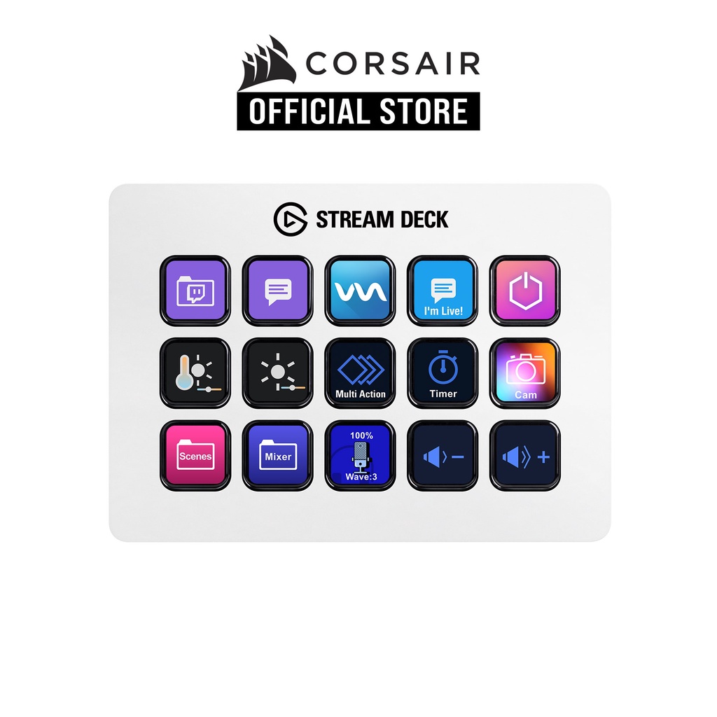 Elgato Stream Deck Mk.2 - White Edition | Shopee Malaysia