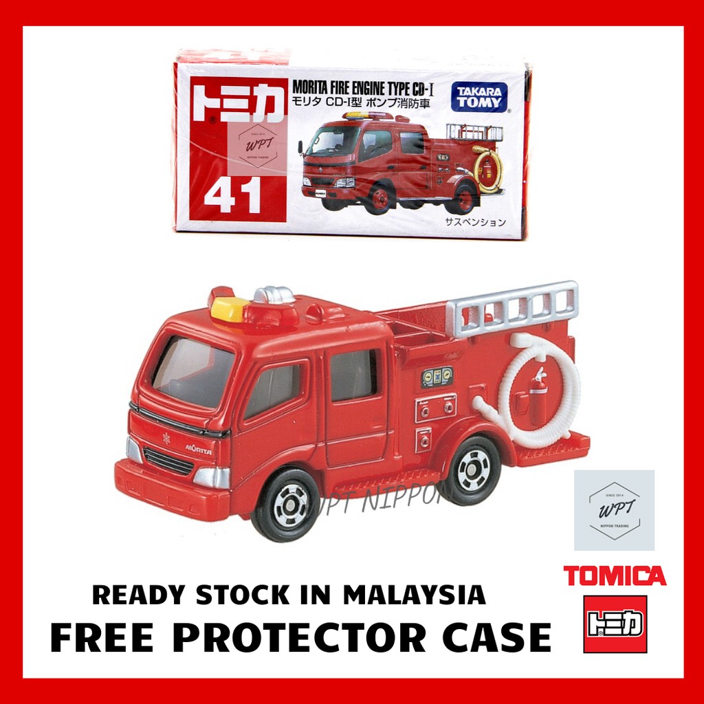 TOMICA NO.41 MORITA FIRE ENGINE TYPE CD-I Takara Tomy Diecast Car Toy ...