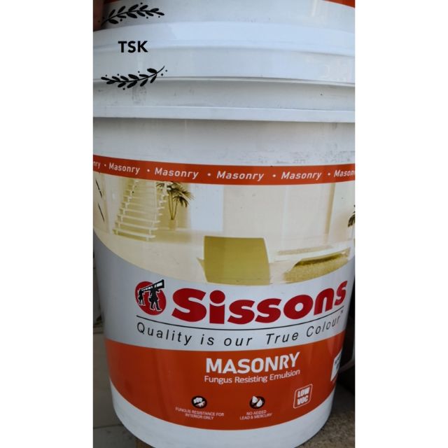 Sissons Masonry Fungus Resisting Emulsion 18L (9102 WHITE) | Shopee ...