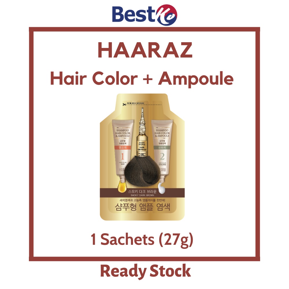 Haaraz Shampoo Hair Color & Ampoule -27g/Sachet | Shopee Malaysia