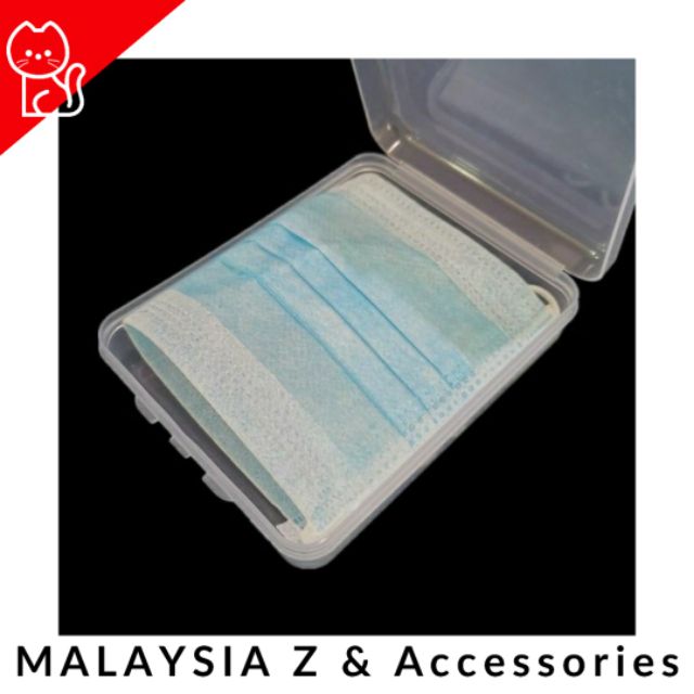 Mask Storage Box Perfect Size Rectangle Plastic Storage Boxes with Lids ...