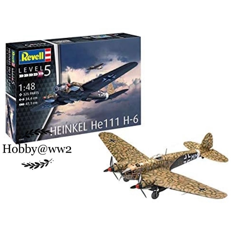 Revell 03863 Heinkel He111 H-6 Model KitRevell 038 1/48 | Shopee Malaysia
