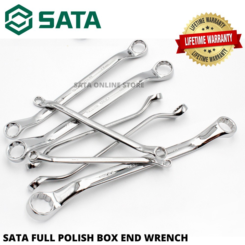 SATA FULL POLISH BOX END WRENCH / SPANNAR SET / SPANNER SET / WRENCH ...