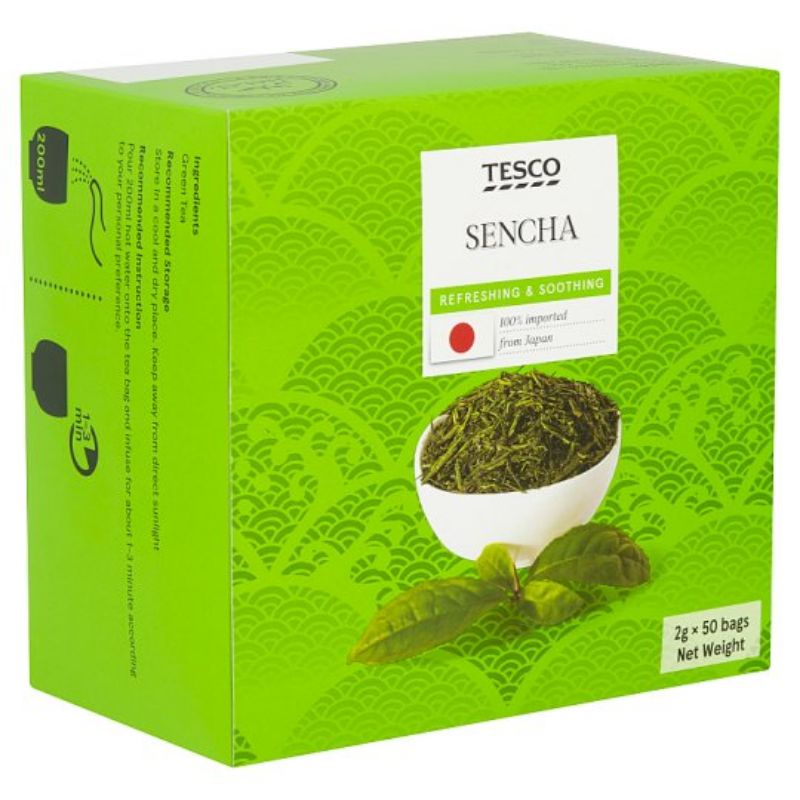 Tesco Sencha Tea 50 Bags x 2g | Shopee Malaysia