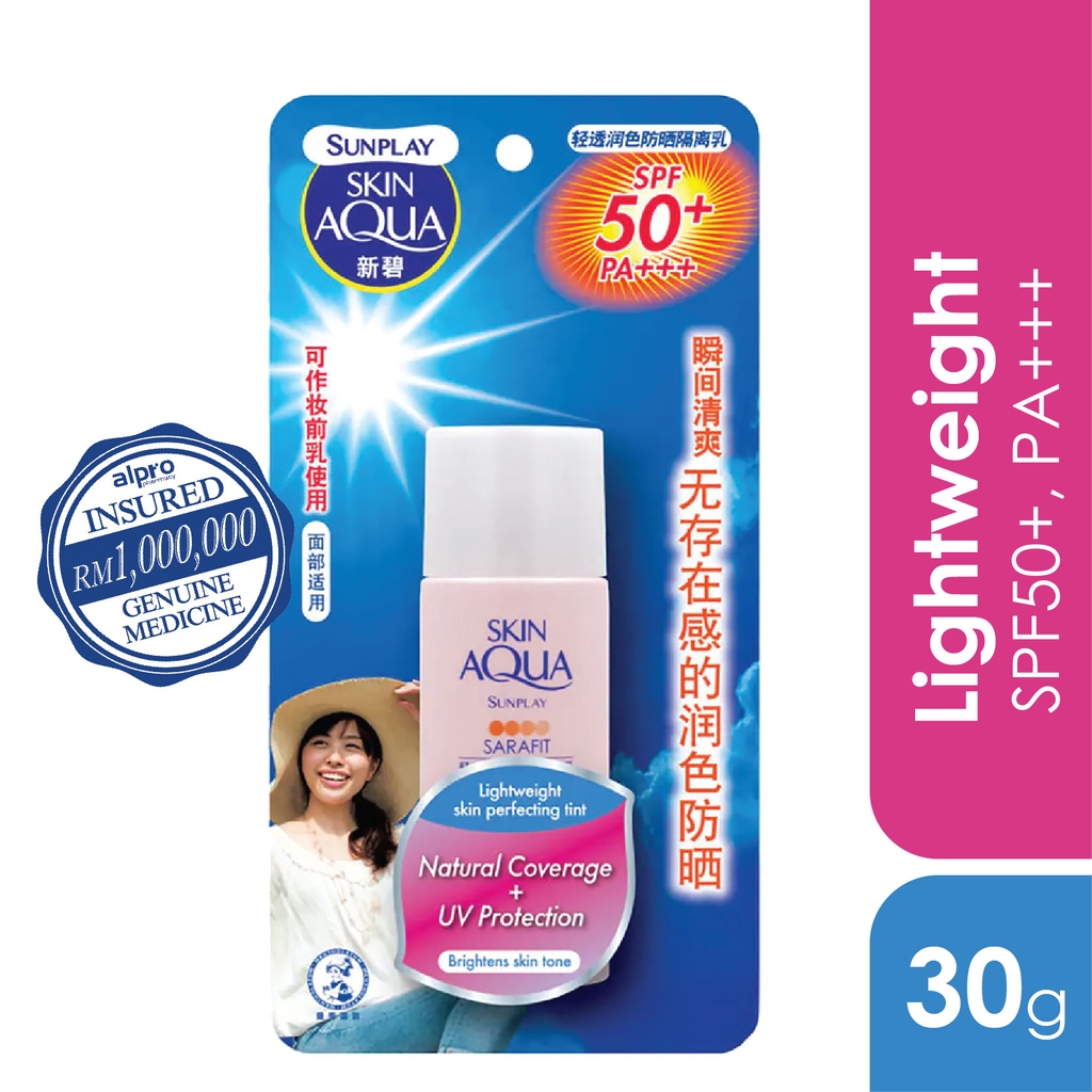 Sunplay Skin Aqua UV Tinted Base SPF50, PA+++ (30g) | Shopee Malaysia