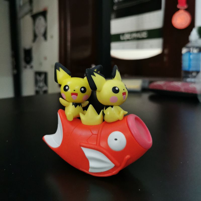 Pokemon Pichu Model Riding Cute Magikarp, Special Edition Of KFC ...