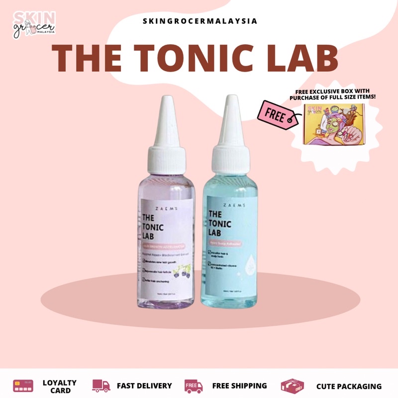 The Tonic Lab by Zaem Hair Tonic Serum for Dandruff + Hairfall | Shopee ...