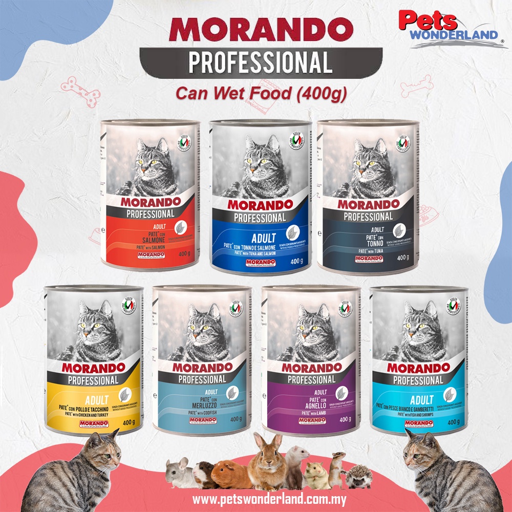 Morando - Professional Cat Canned (400g) / Wet Food | Shopee Malaysia
