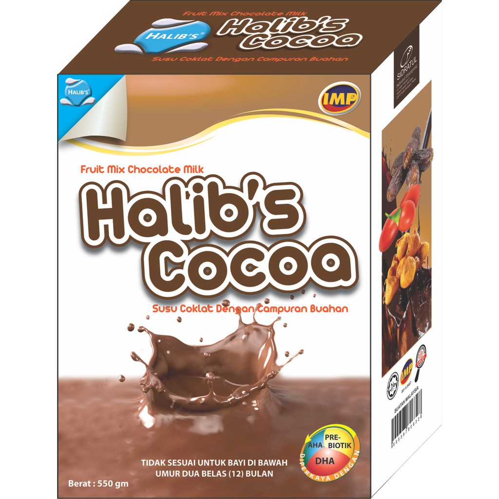 FULL MILK CREAM WITH COCOA - HALIB'S COCOA | Shopee Malaysia