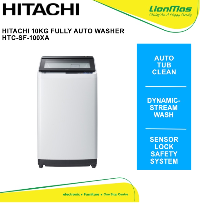 HITACHI 10KG Dynamic-Stream Wash Dynamic-Stream Washing Machine SF ...