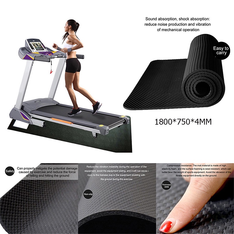 Treadmill Rubber Mat Secondary Exercise Machine 4 mm. | Shopee Malaysia