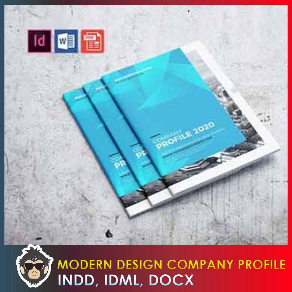 Microsoft Word, Adobe Indesign Editable Modern Company Profile | Shopee ...