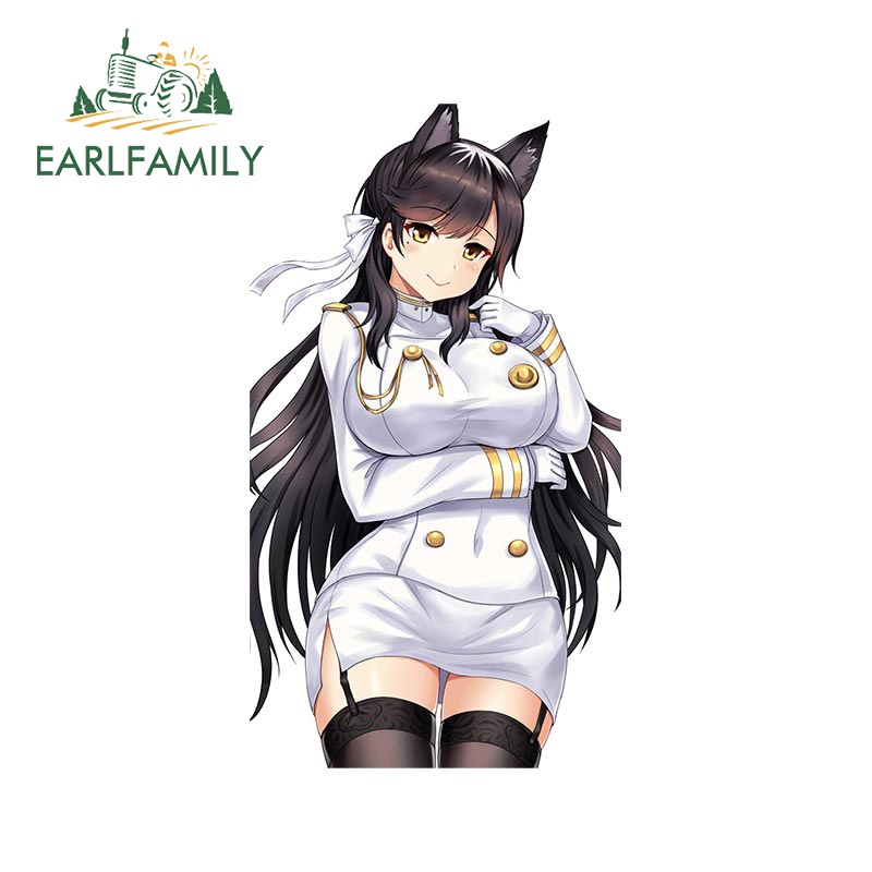 EARLFAMILY 13cm x 7.3cm IJN Atago Azur Lane Car Sticker Funny ...