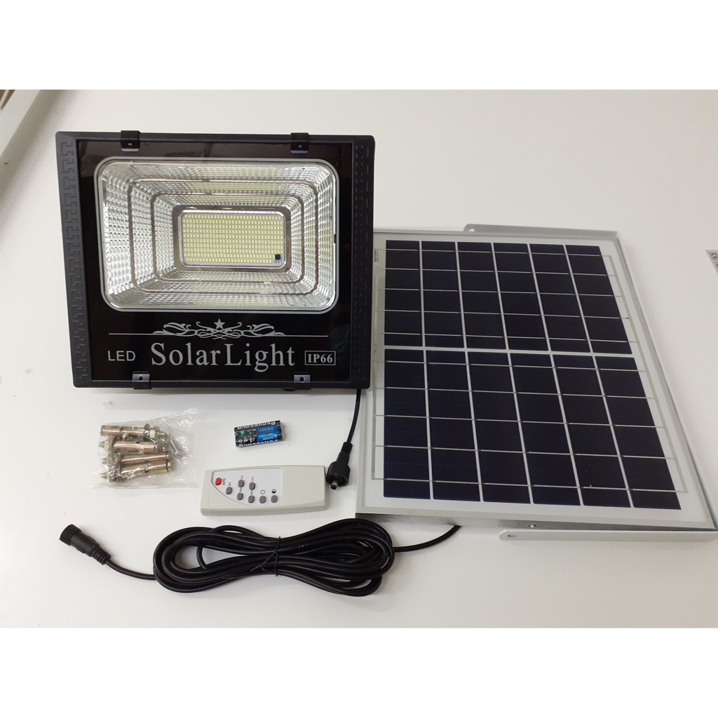 150W | Solar LED Floodlight Spotlight | Outdoor | Super Bright | 6 ...