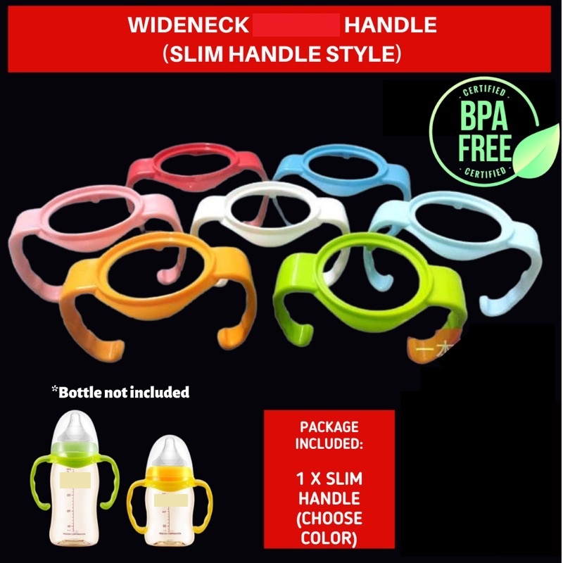 Handle Holder Gripper for Pigeon 5cm Wideneck Feeding Bottle Slim Style ...