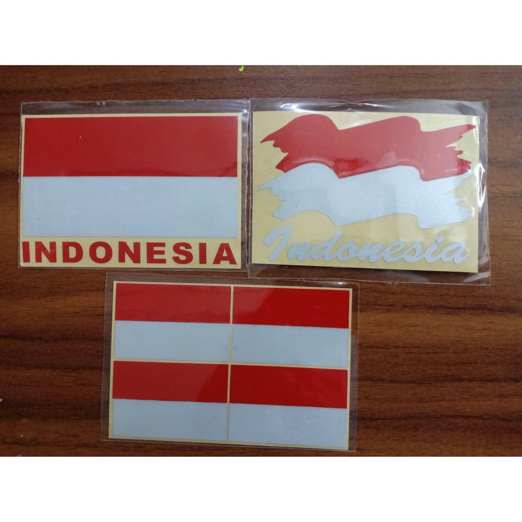 MERAH PUTIH Quality Red And White Indonesian Flag cutting Sticker ...