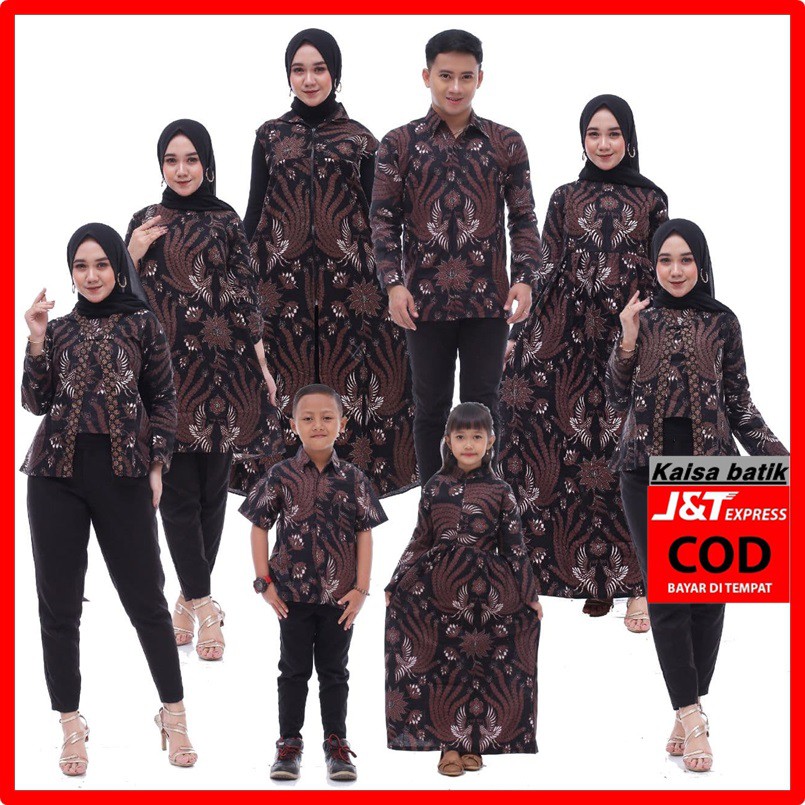 Family COUPLE Family BATIK Clothes | Batik COUPLE Family | Batik Family ...