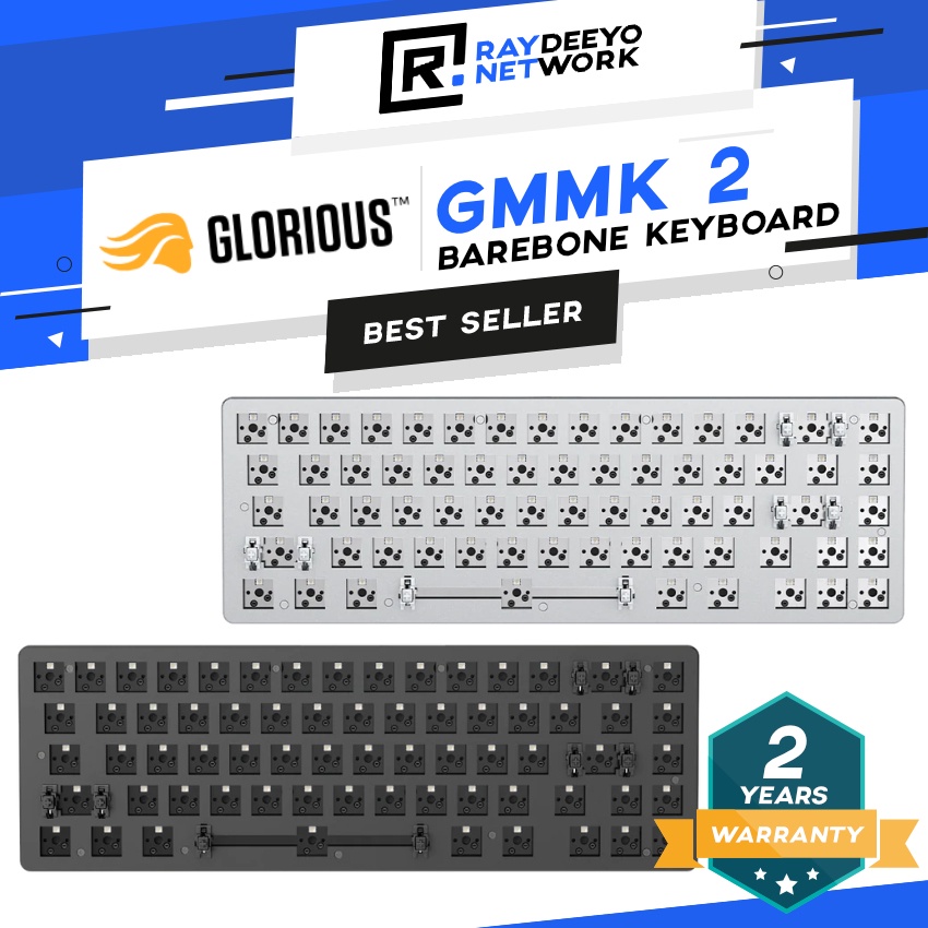 Glorious GMMK 2 (Full Size/Compact/Barebone) RGB Modular Mechanical Keyboard [Hotswap/USB-C ...