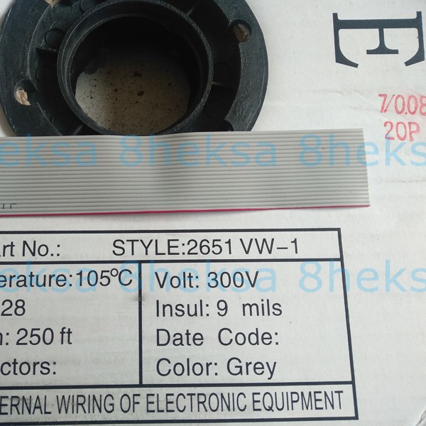 Flat RIBBON CABLE 20 PIN (20 PIN FLAT CABLE) | Shopee Malaysia